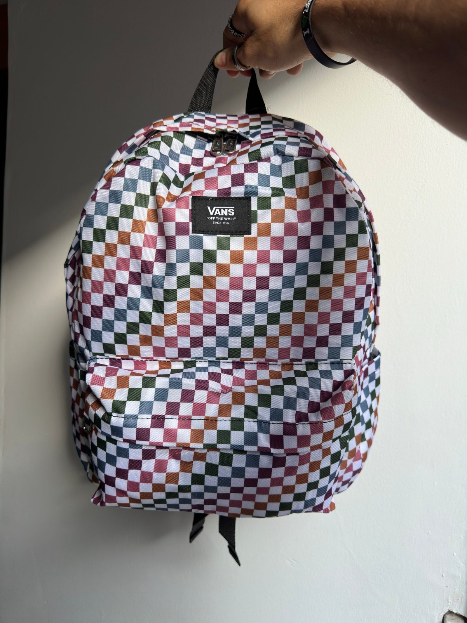 Mochila Vans Checkers multi color - Lsktienda
